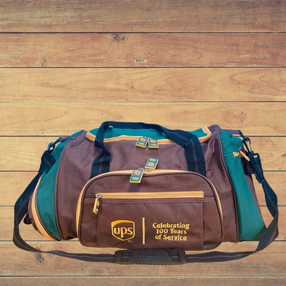 Bags | Ups 207 100 Years Anniversary Logo Travel Gym Duffle Duffel Bag ...